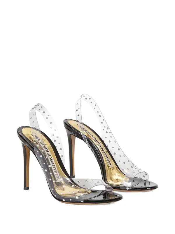 Alexandre Vauthier Constance 105mm Crystal-embellished Sandals