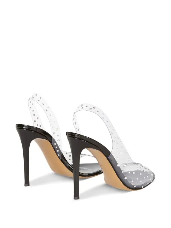 Alexandre Vauthier Constance 105mm Crystal-embellished Sandals