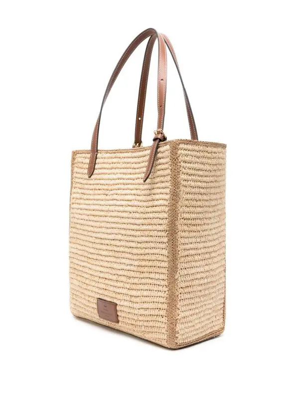 ANYA HINDMARCH Eyes Raffia Tote