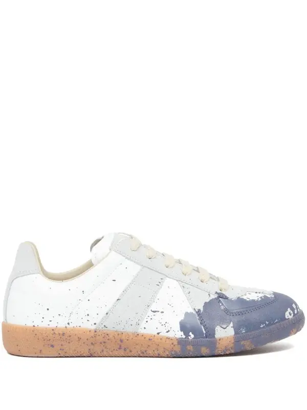 MAISON MARGIELA Replica Paint Sneakers - White