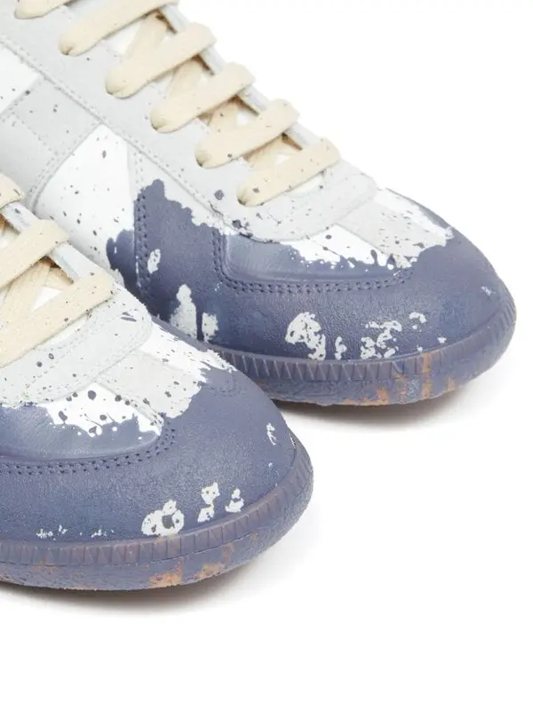 MAISON MARGIELA Replica Paint Sneakers - White