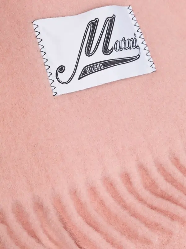 Marni Alpaca-wool-blend Scarf - Pink
