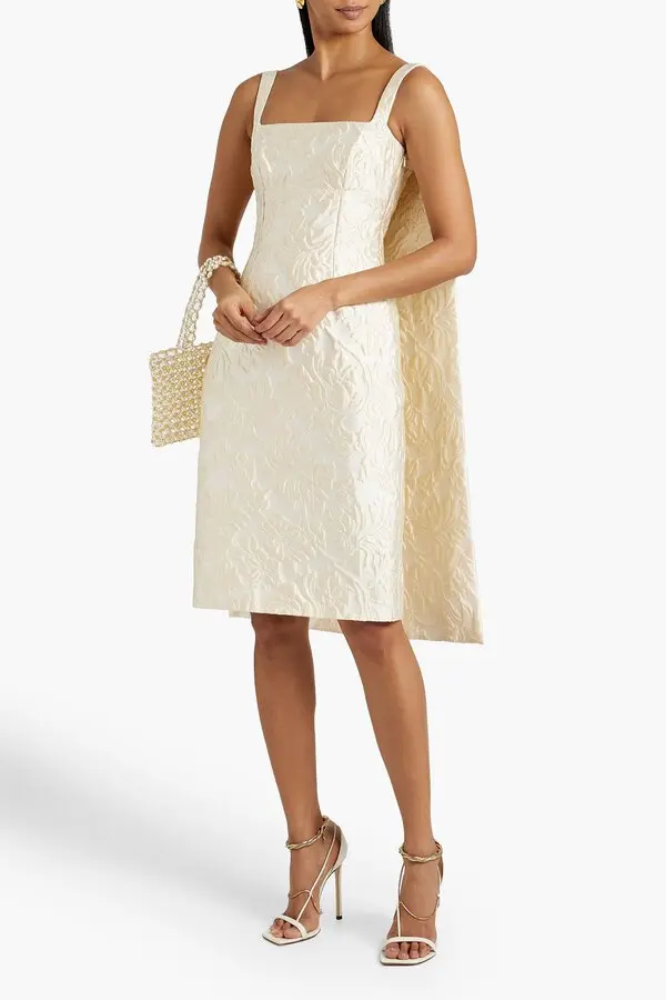 white and gold brocade dress Gold and White Brocade Dress by Kate Stoltz