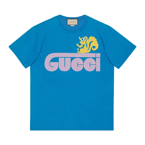 Gucci Retro Skunk Print T-shirt 'royal - Blue