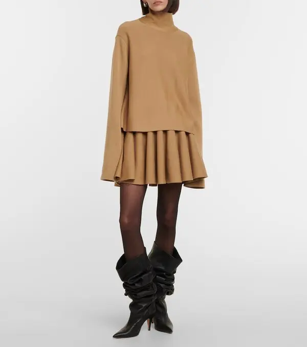 Khaite Sree Wool-blend Turtleneck Sweater