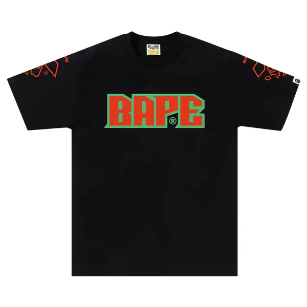 A BATHING APE Football Tee - Black