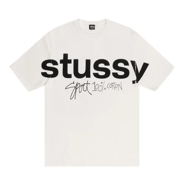 StÜssy Sport 100% Pigment Dyed Tee 'natural - Cream
