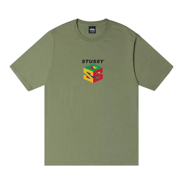 StÜssy S64 Pigment Dyed Tee 'artichoke - Green