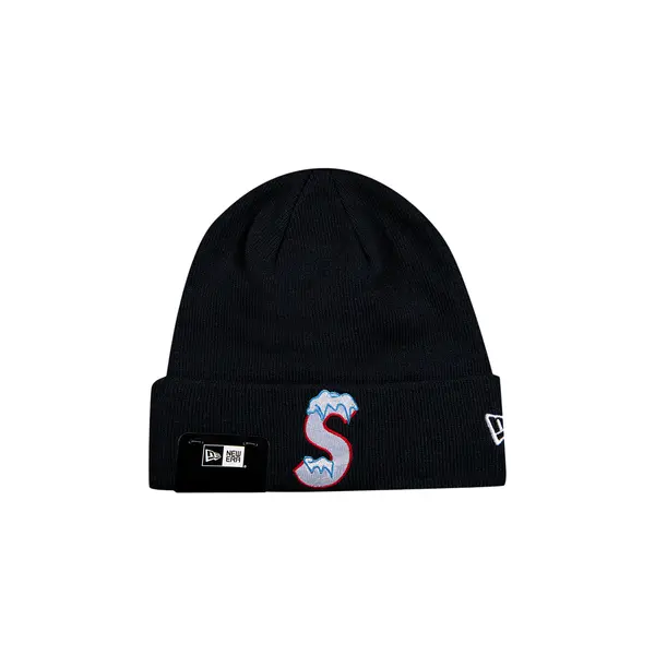 Supreme X New Era S Logo Beanie - Blue