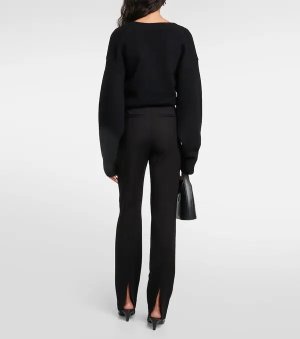 TOTEME High-rise Slim Suit Pants