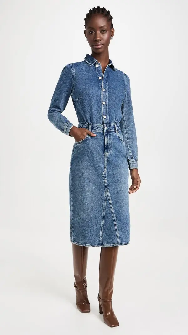 rails denim shirt dress Rails - Women's Kingsley Woven Dress
