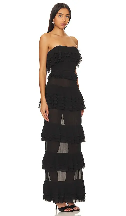 Nbd Lily Ruffle Gown