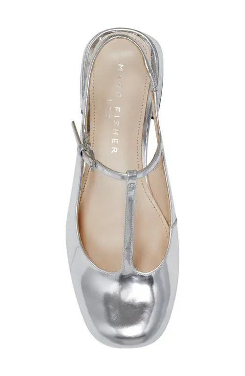 Marc Fisher Folly Slingback Pump - Silver 040