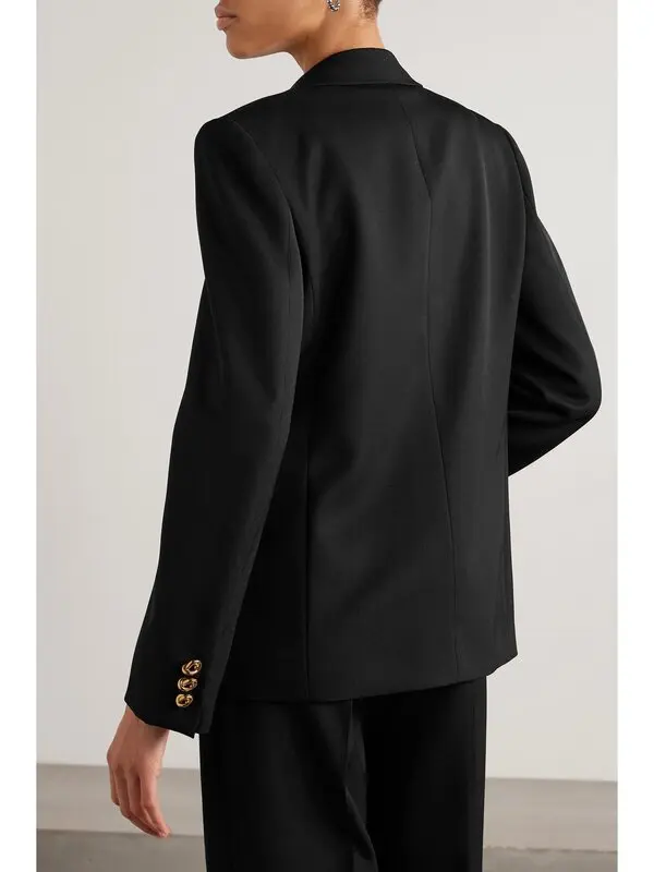 Bottega Veneta Embellished Double-breasted Wool-twill Blazer