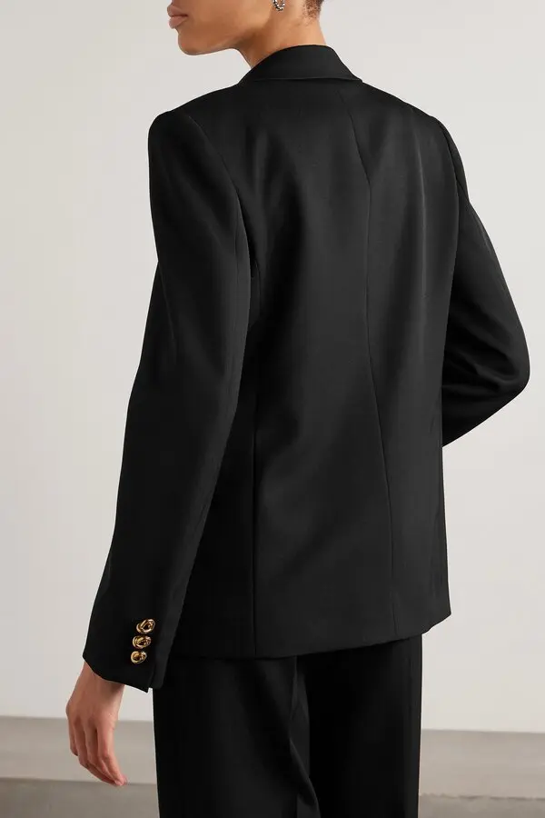 Bottega Veneta Embellished Double-breasted Wool-twill Blazer