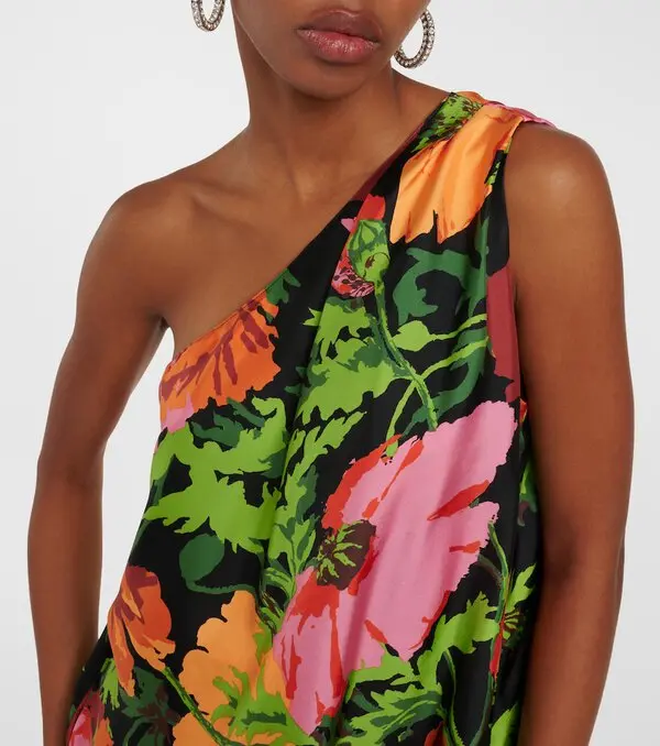 La DoubleJ Roy Printed Silk Voile Maxi Dress