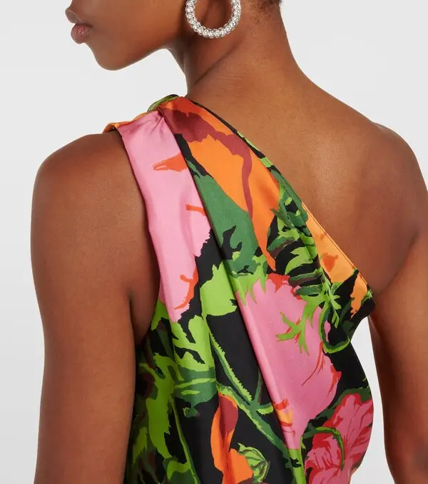 La DoubleJ Roy Printed Silk Voile Maxi Dress