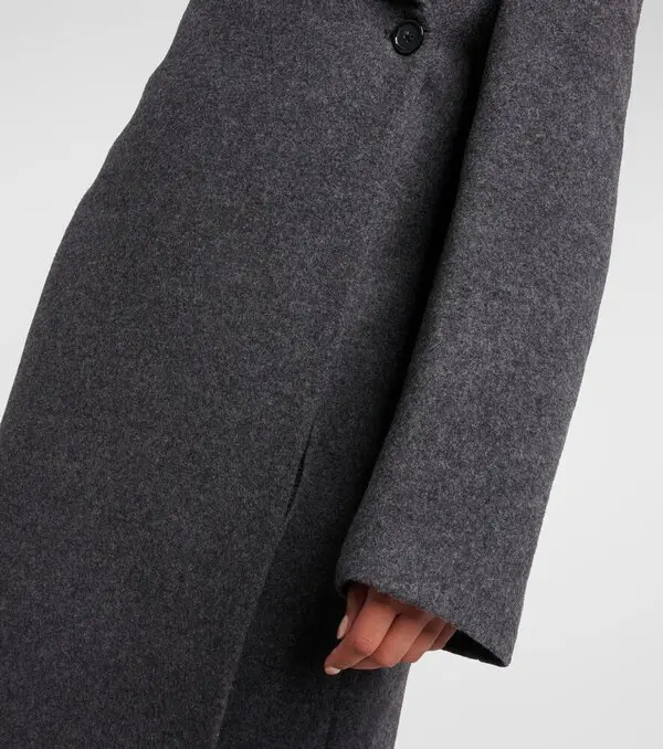 TOTEME Oversized Wool-blend Wrap Coat