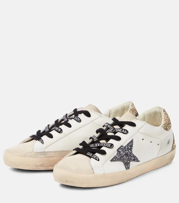 GOLDEN GOOSE Super-star Leather Sneakers - White