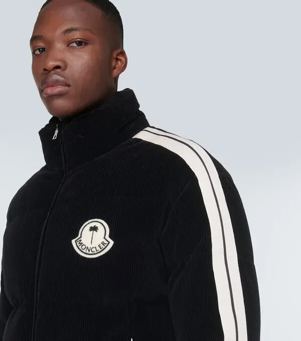 Moncler X Palm Angels Ramsau Cotton Corduroy Jacket - Black