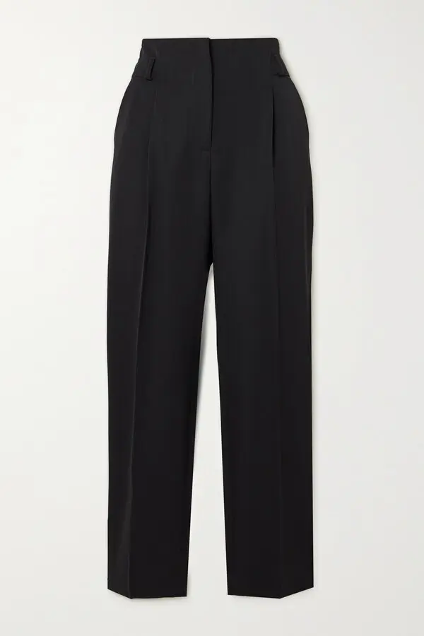 Max Mara Celtico Wool-mohair Twill Tapered Trousers