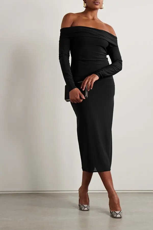 tory burch off the shoulder dress Tory Burch Womens Embellished Dress