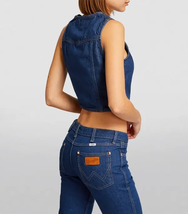 Staud X Wrangler Denim Vest
