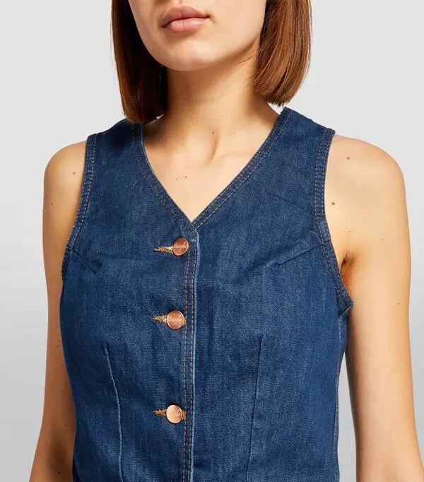 Staud X Wrangler Denim Vest