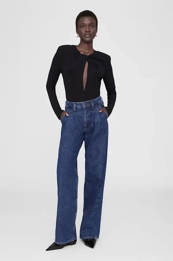 ANINE BING Amaya Long Sleeve Top