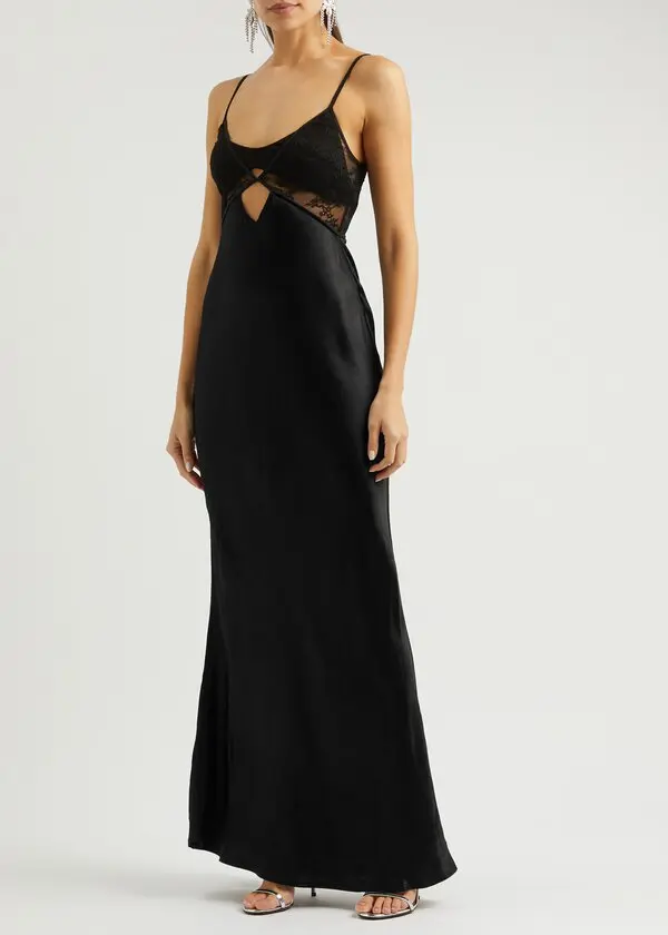 bec and bridge black lace dress TOVE MINI DRESS