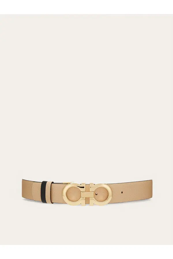 FERRAGAMO Reversible And Adjustable Gancini Belt