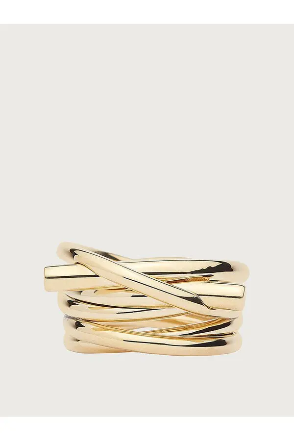 FERRAGAMO Gancini Ring - Gold