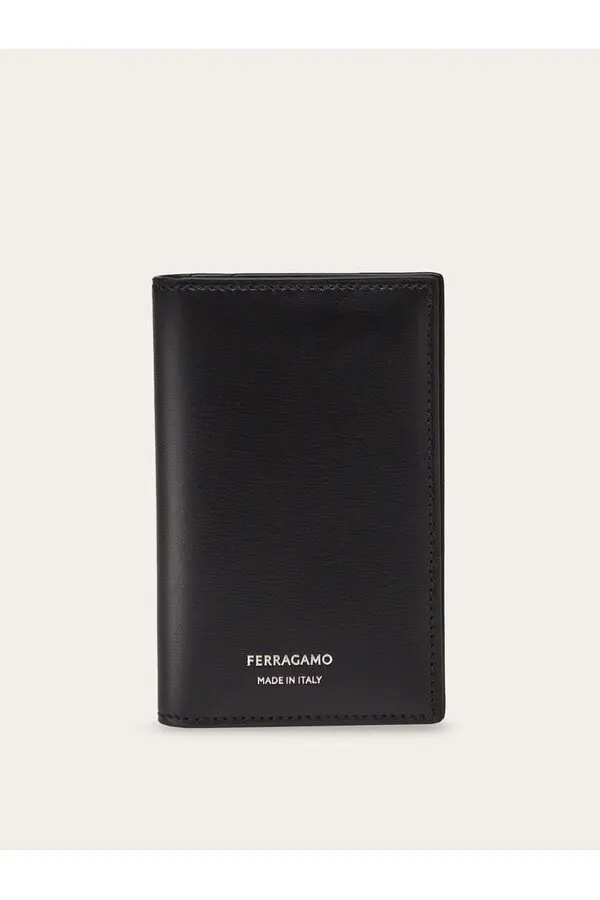 FERRAGAMO Credit Card Holder - Black