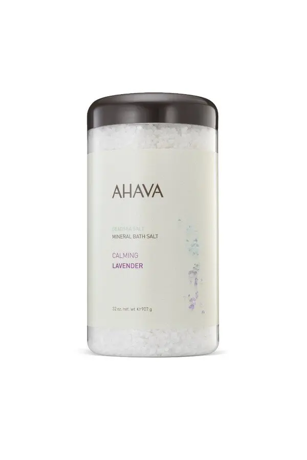 AHAVA Dead Sea Mineral Bath Salt Calming Lavender - Natural