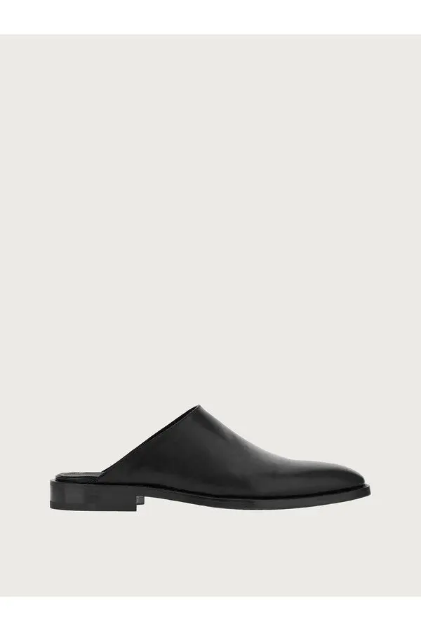 靴 Squaretoe Leather Sabot / 37 / black TODAYFUL(トゥデイフル) / Life's online store（ライフズ