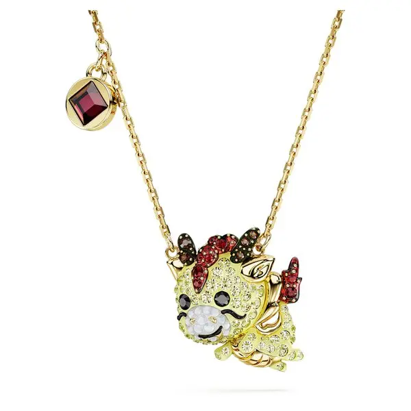 SWAROVSKI Chinese Zodiac Dragon Pendant - Yellow