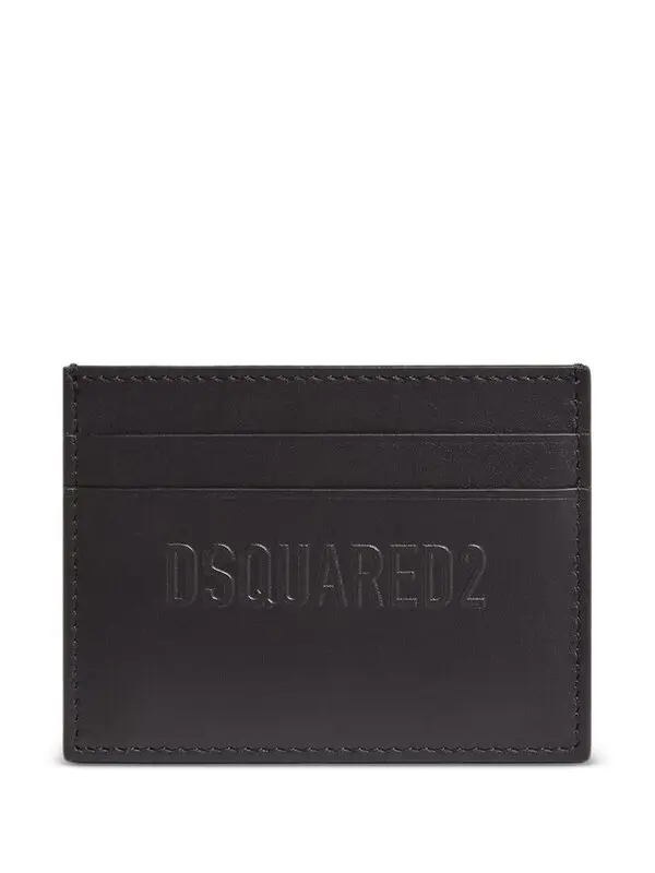 Dsquared2 Calfskin Card Holder - Black