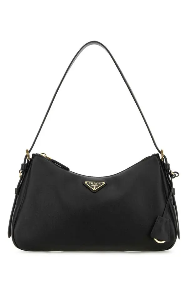 Prada Medium Aimée Shoulder Bag - Black