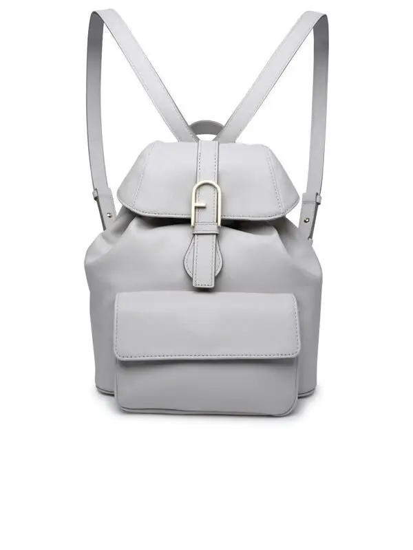 Furla Flow Backpack In White 33% Off Editorialist