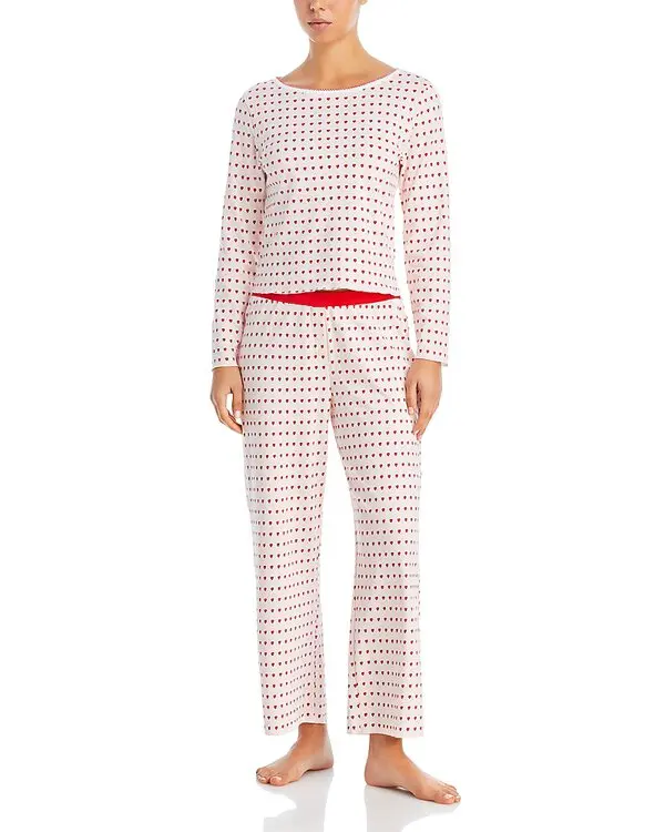COZYLAND Ellie Cotton Printed Pajama Set - Blush