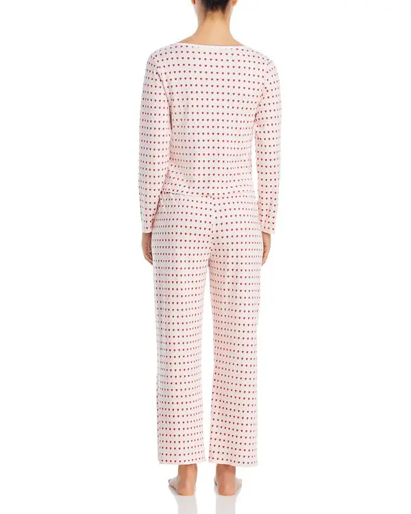 COZYLAND Ellie Cotton Printed Pajama Set - Blush