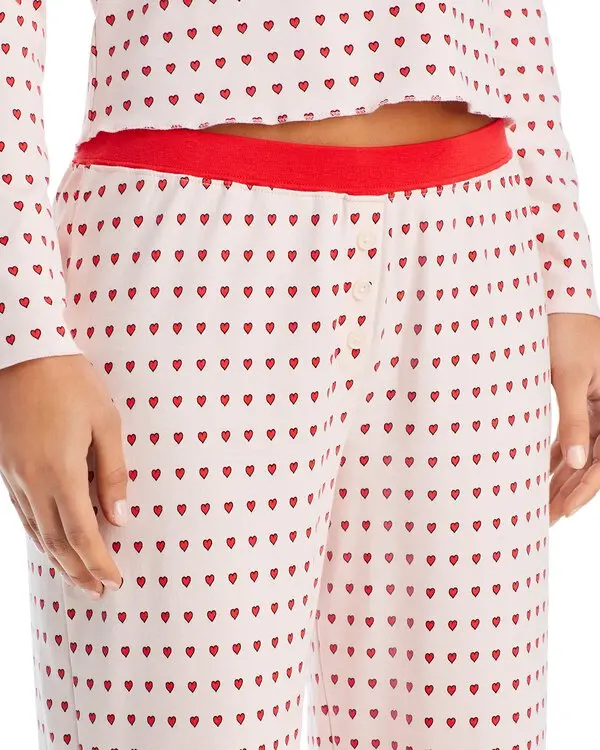 COZYLAND Ellie Cotton Printed Pajama Set - Blush