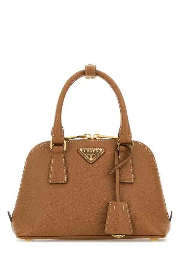 Prada Leather Handbag - Brown