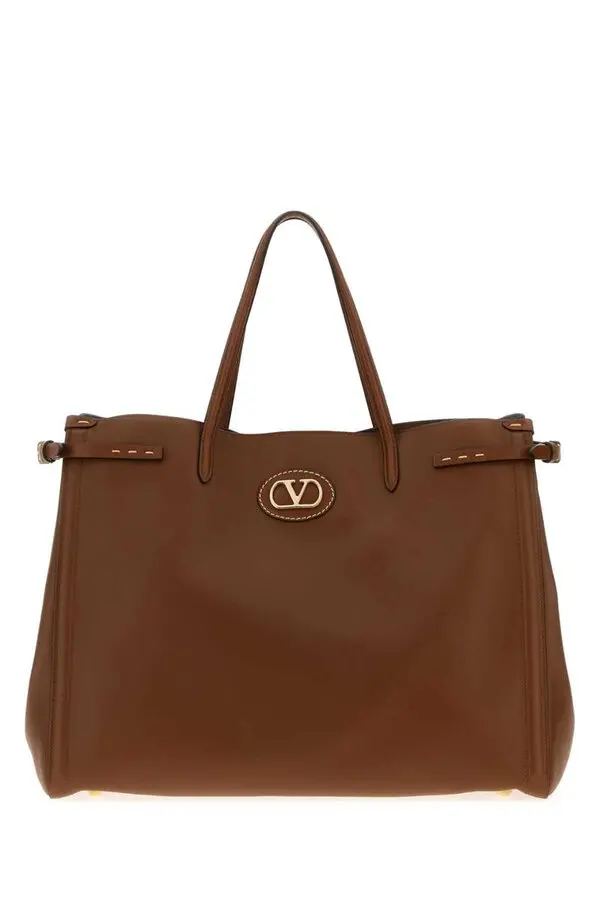 Valentino Garavani Large Antibes Shopping Bag - Brown