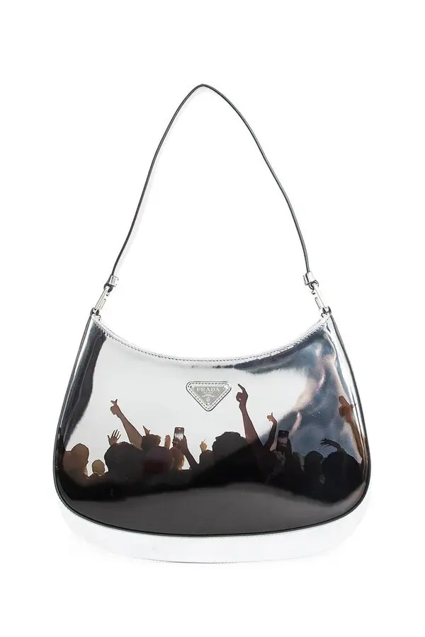 Prada Cleo Shoulder Bag - Silver