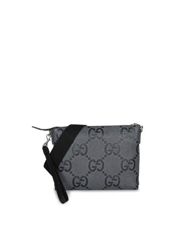 Gucci Gg Supreme Canvas Shoulder Bag - Black