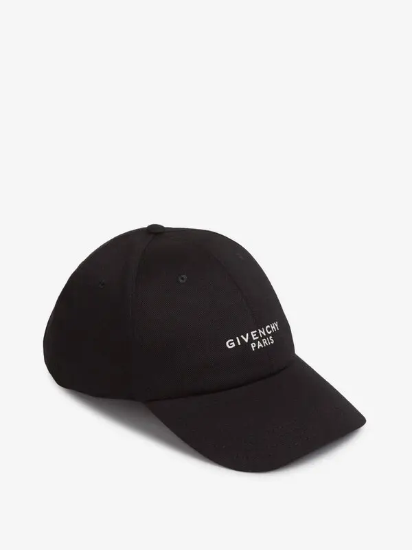 Givenchy Logo Embroidered Cap - Black