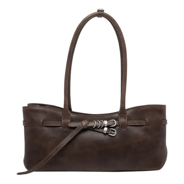 MARGESHERWOOD Top Handle Bag - Brown
