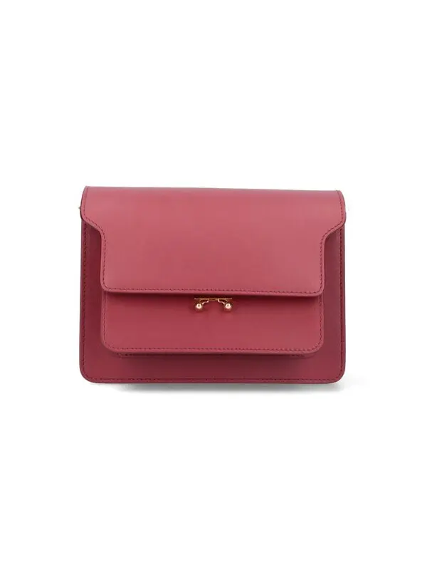Marni Leather Tote - Red