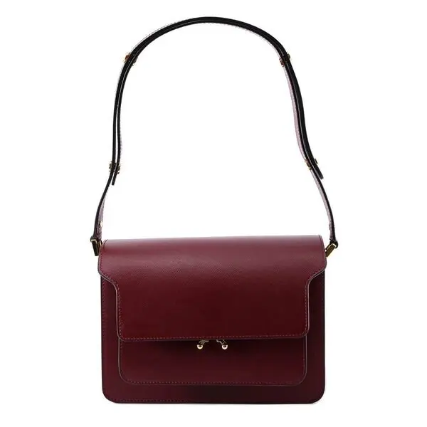 Marni Trunk Bag In Bordeaux - 33% Off | Editorialist